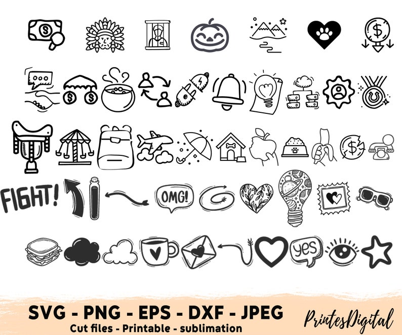 152 Doodle Svg Png Doodle Svg Doodle Svg Doodle Svg png - Etsy.de