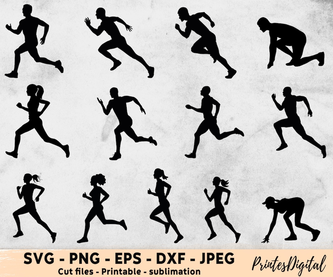 19 Runner SVG, Runner PNG, Run Svg, Run Png, Runner Clipart, Running ...