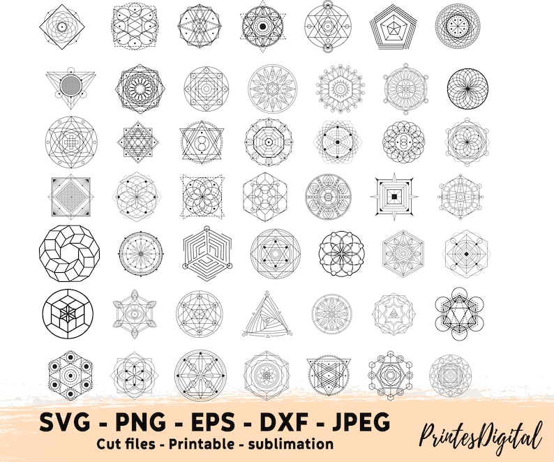 116 Sacred Geometry Svg, Sacred Geometry Png, Sacred Geometry Clipart ...