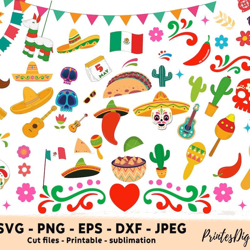 Fiesta Svg - Etsy