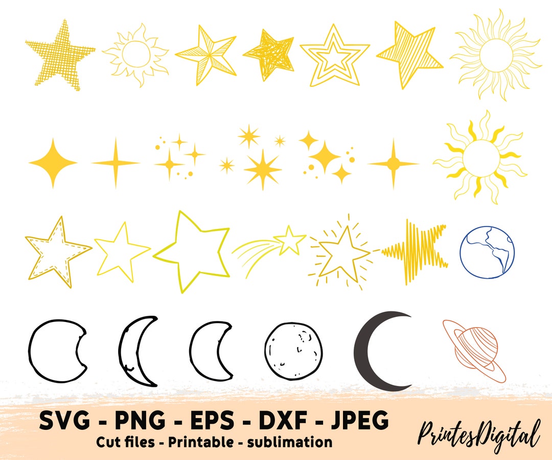 Stars Svg Stars Png Sparkles Svg Sparkles Png Star Svg - Etsy