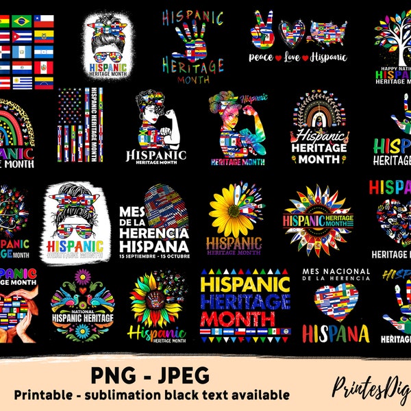 Hispanic Heritage Month Clipart - Etsy