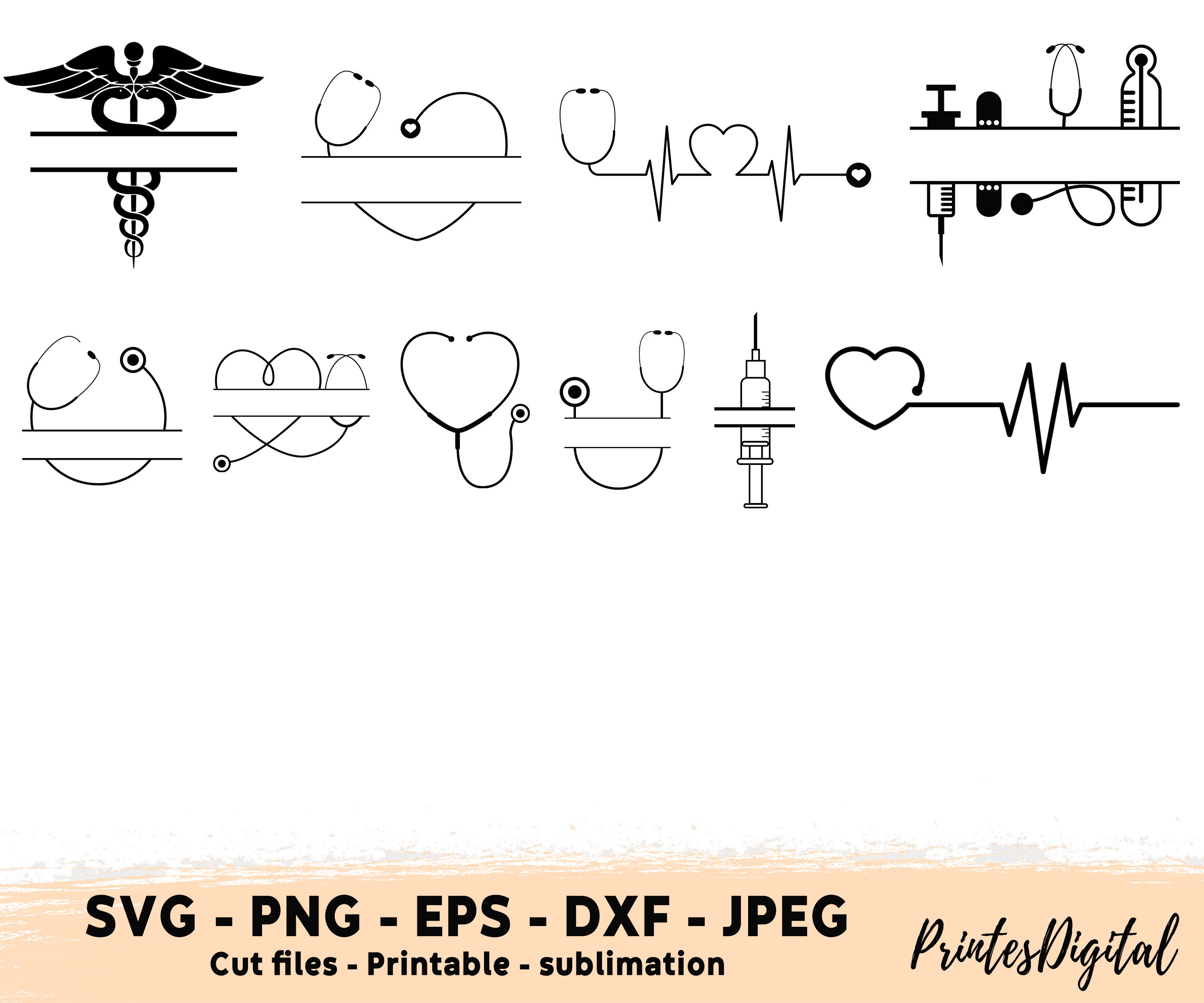 148 Medical Svg Nurse Svg Nursing Svg Hospital Svg Medic - Etsy UK