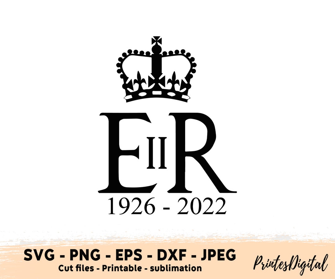 E2R 1926 2022 Png SVG, Queen Elizabeth Png, Queen Elizabeth SVG, E2R ...