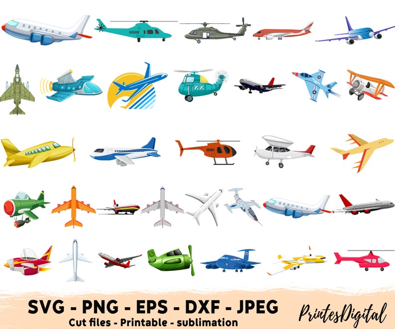 173 Aviation Svg Bundle Png Airplane Svg Png Biplane SVG - Etsy