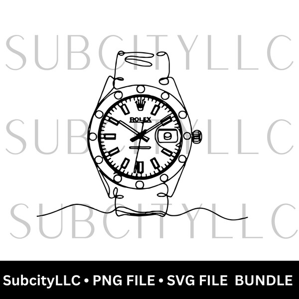 Wrist Watch Svg - Etsy