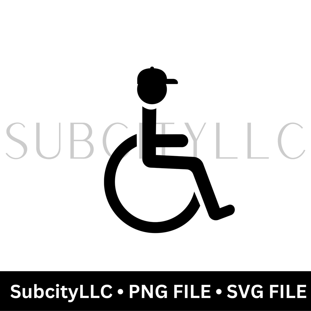 Male Handicap Sign SVG Handicap Sign Svg Wheelchair Sign - Etsy Australia