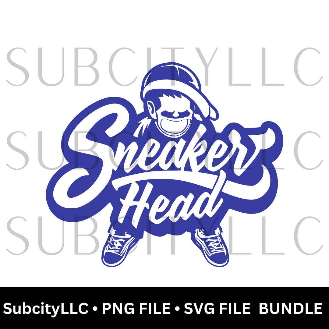 Sneaker Head SVG PNG, Digital Download Svg Cut Files - Etsy