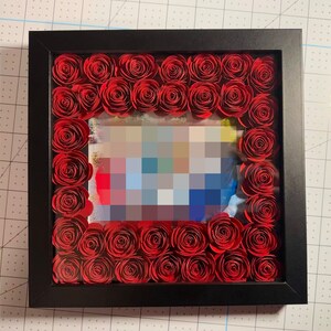 Memorial Flower Shadow Box| Paper Flowers | Flower Shadowbox | in ...