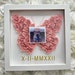Butterfly Shaped Rose Box Frame Custom Paper Flower Shadowbox Custom ...
