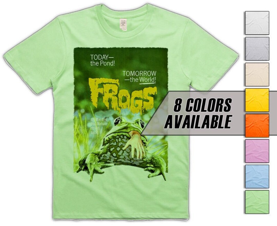 Frogs V1 Men's T Shirt All Sizes S-5XL 8 Colors Available - Etsy