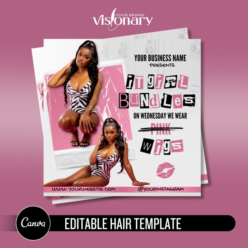 Mean Girl Hair Template - Etsy