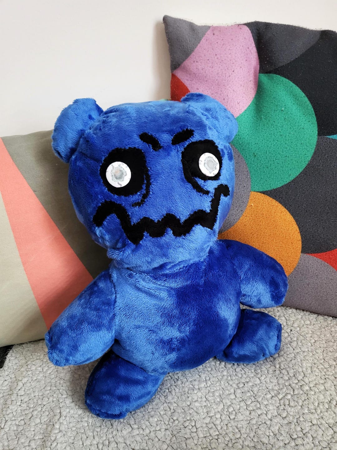 Monster Plush. Large Creepy Horror Handmade Stuffed Soft Plushie. Goth ...