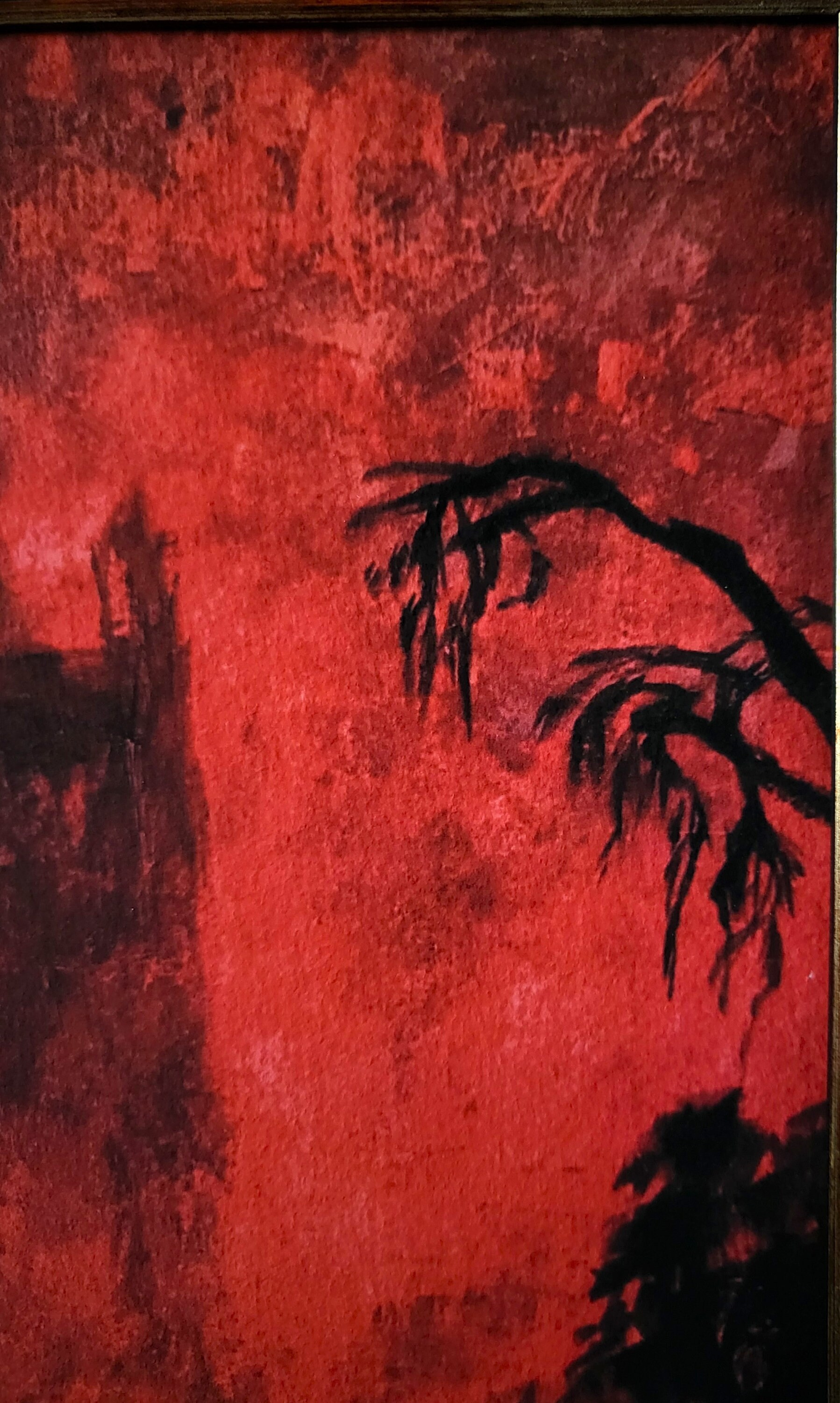 Blood Moon. Gothic Horror Wall Art Print, Macabre Dark Painting Print ...