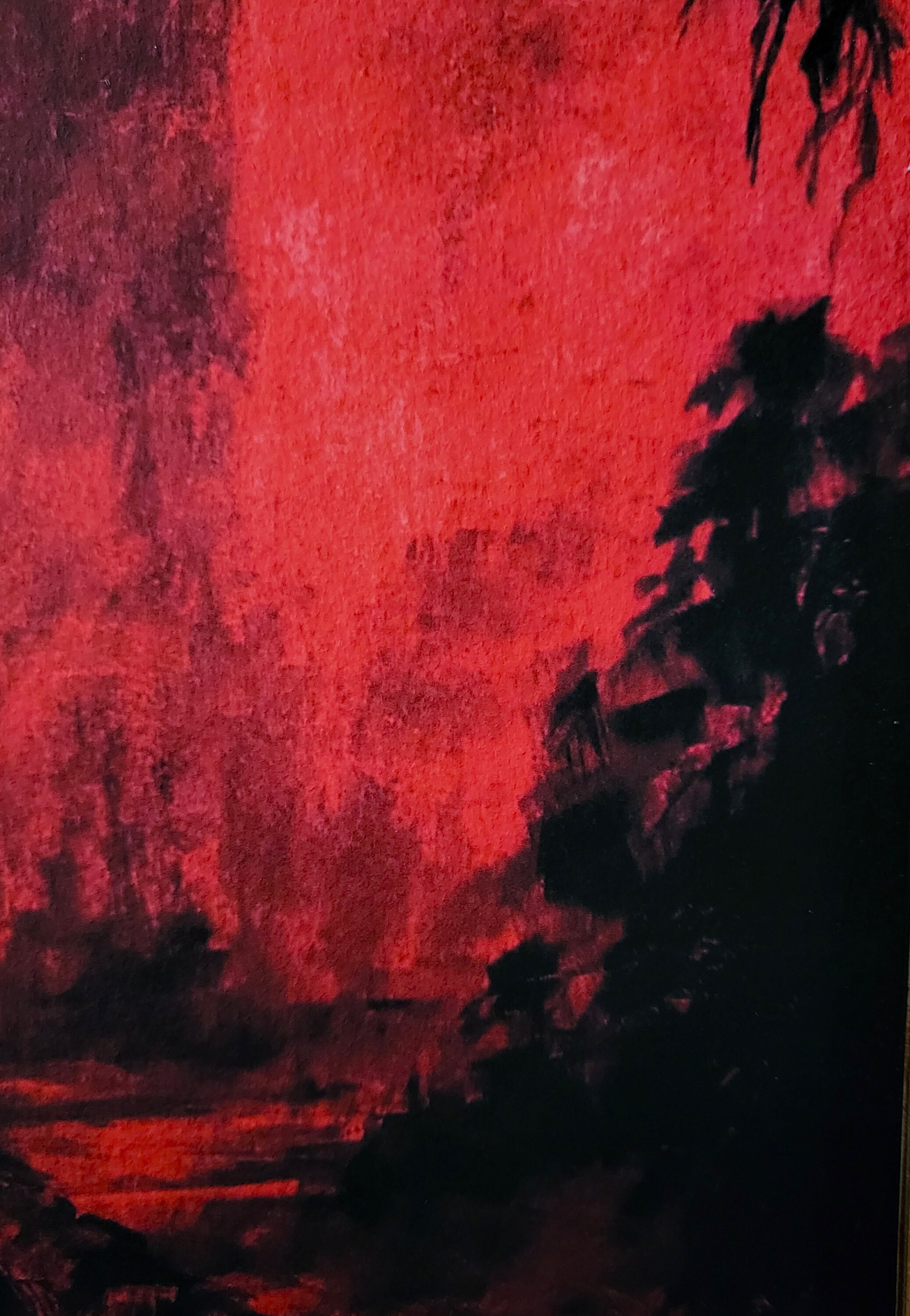 Blood Moon. Gothic Horror Wall Art Print, Macabre Dark Painting Print ...