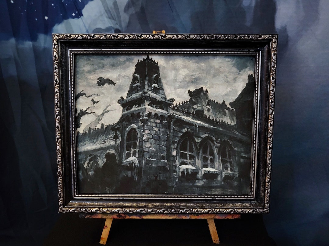 Gothic Horror Wall Art Gift Print, Macabre Dark Painting Print ...