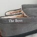 Mens Personalised Slippers/daddy Slippers/gifts for Him/dad Birthday ...