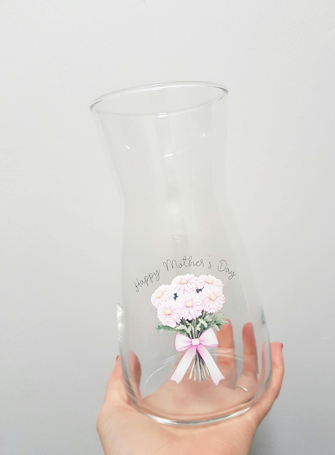 Personalised Glass Vase/mother's Day Gift/mum Vase/mummy Vase/flower ...