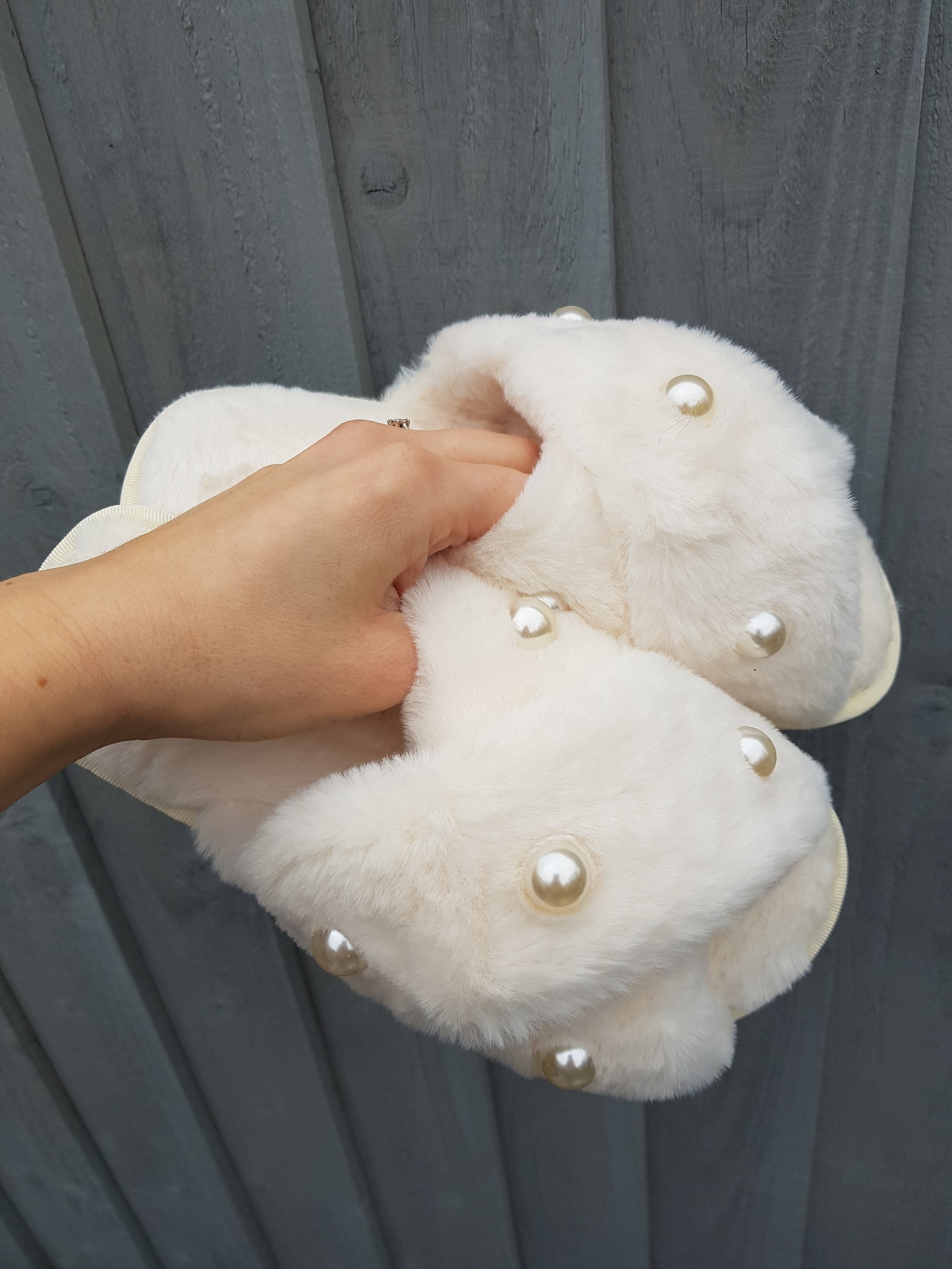 Embellished Pearl Slippers. Bridesmaids Slippers/bridal Slippers/bride ...