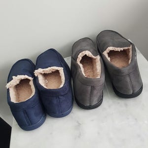 Mens Personalised Slippers/daddy Slippers/gifts for Him/dad Birthday ...