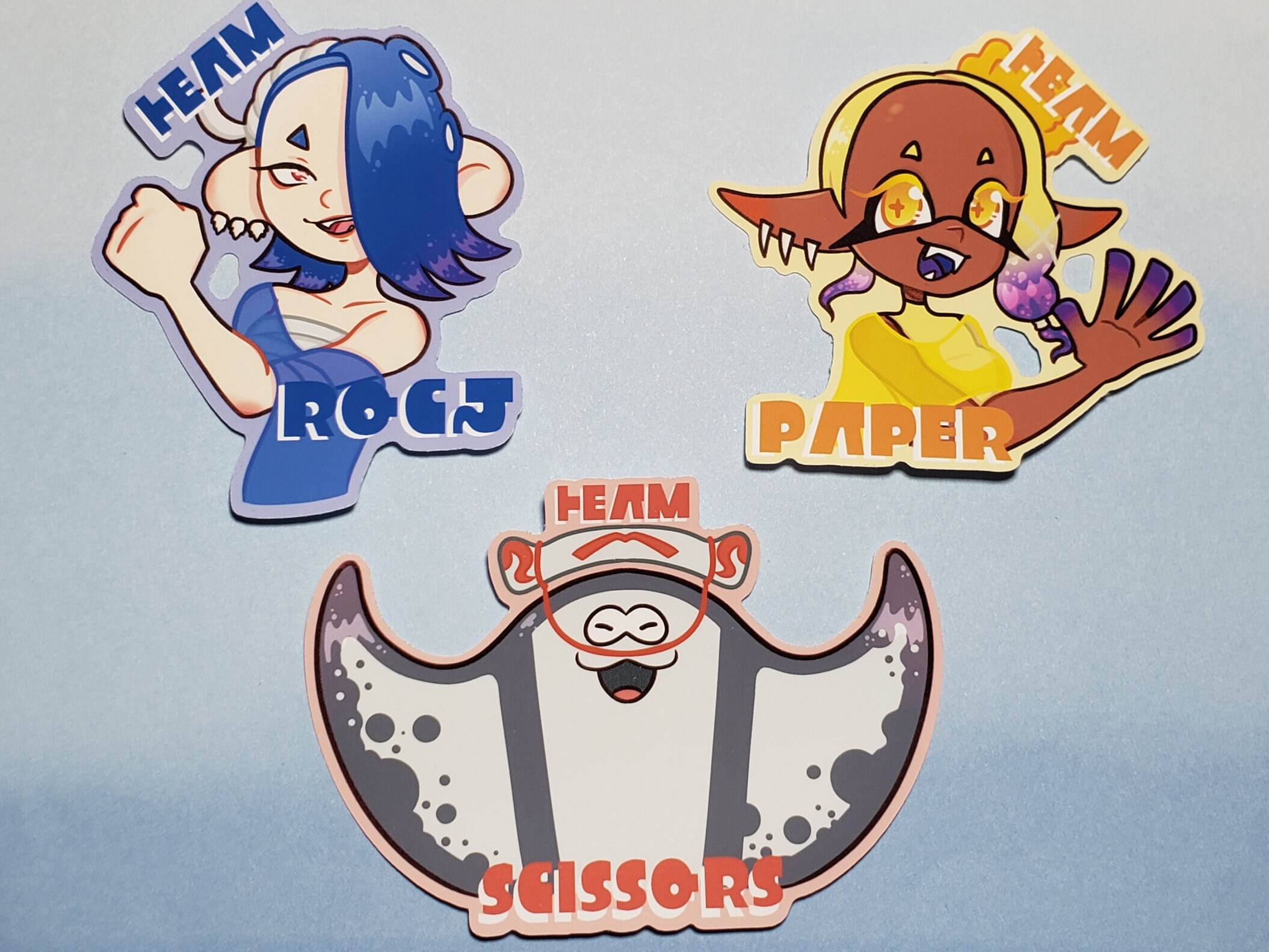 Splatoon 3 Deep Cut Splatfest Team Stickers - Etsy