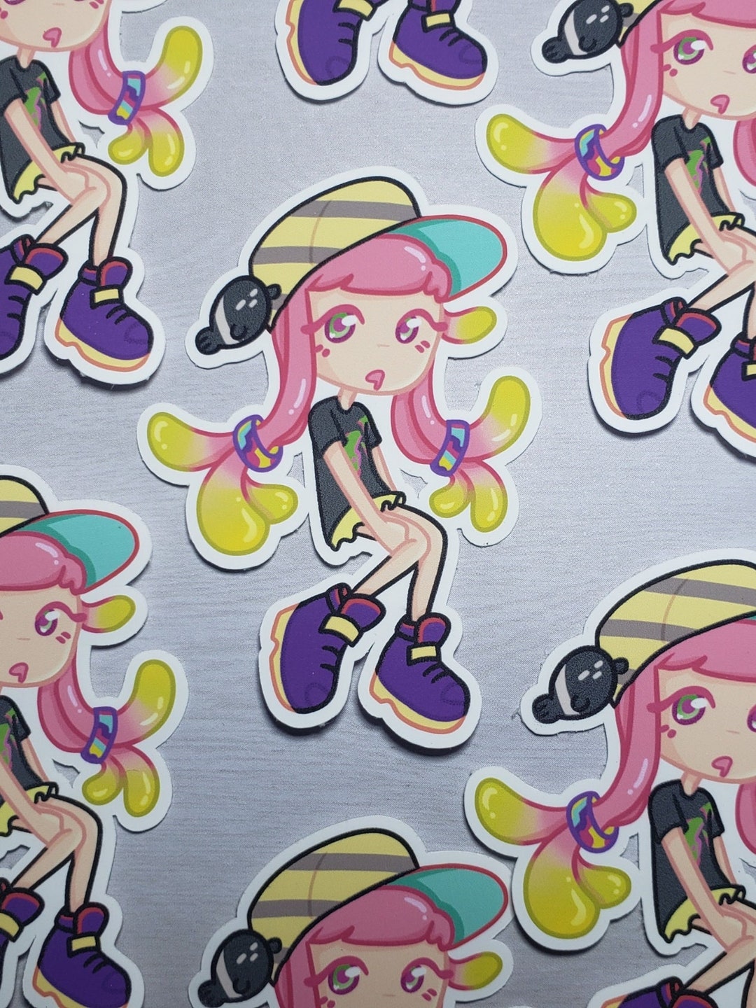Splatoon 3 Harmony Vinyl and Holographic Stickers - Etsy