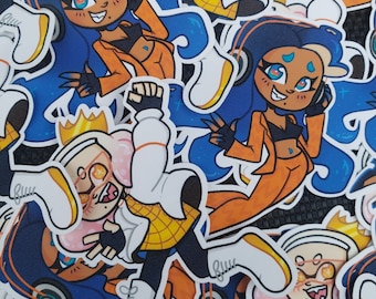 Splatoon Idol Vinyl Stickers - Etsy