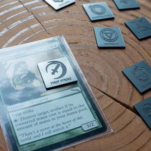 Magic the Gathering (MTG) Ability Tokens, Keyword Counters | 24mm ...