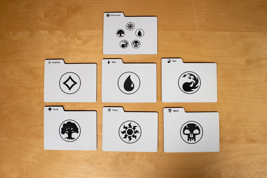 Magic the Gathering (MTG) Premium Etched Tabbed Card Horizontal ...