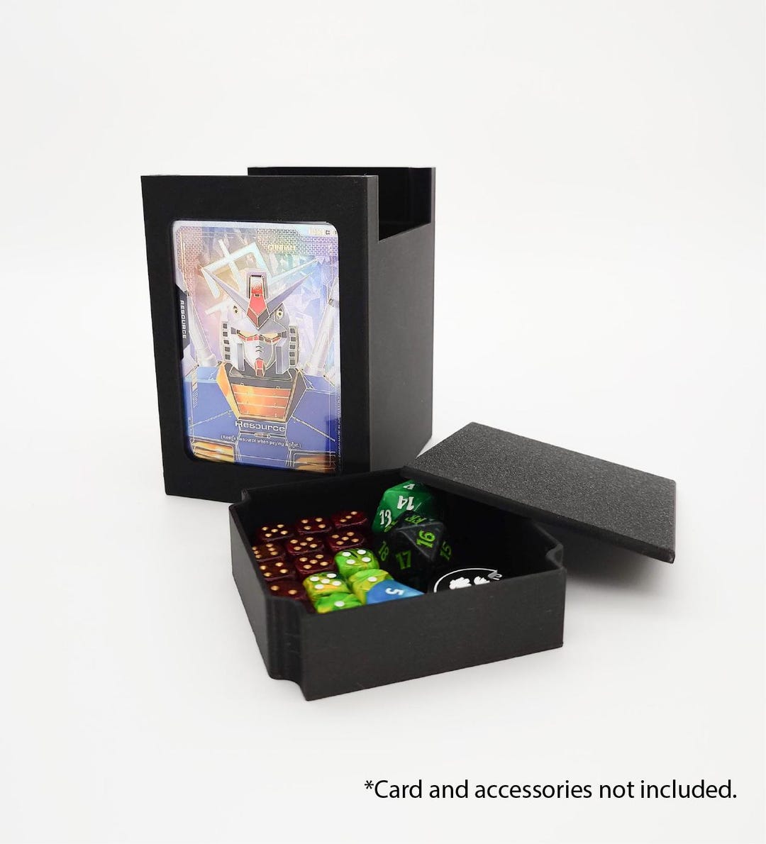 Premium Trading Card Game Deck Box | Magnetic Lid Storage for Counters ...