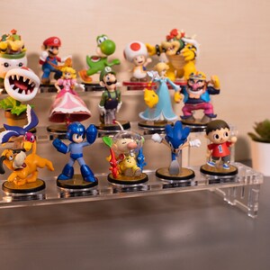 Amiibo Display Stand - 3 Tiers Sizes | Figurine Stand | Display Shelf ...