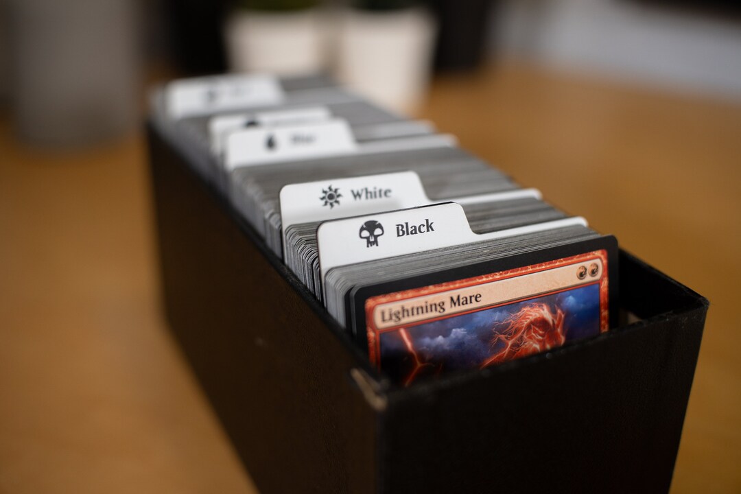 Magic the Gathering MTG Premium Etched Tabbed Card Vertical Dividers ...