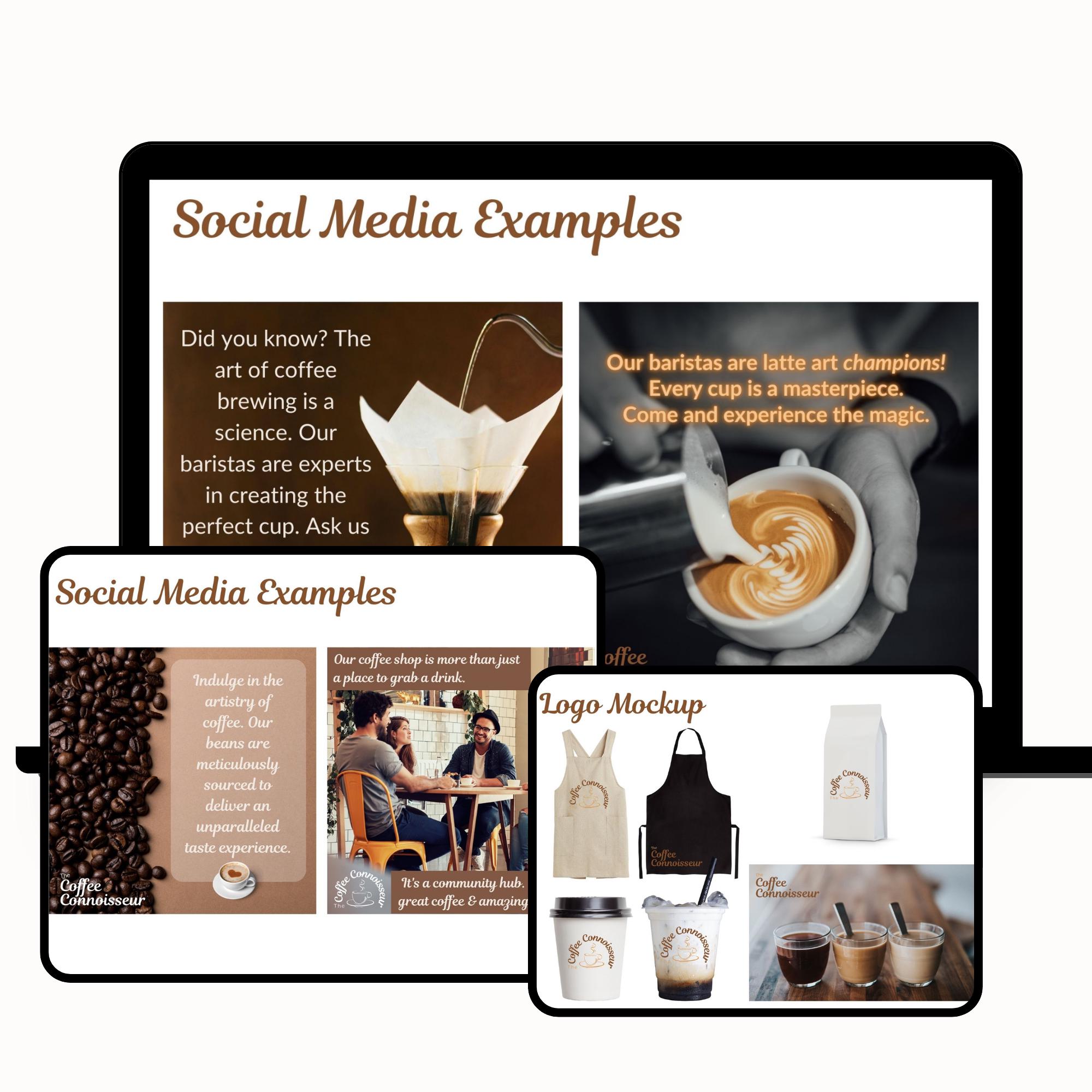 Coffee Shop Professional Brand Guidelines Template for Canva | Brand ...
