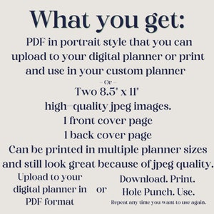 Vintage Plan With Me Printable Planner Covers Printable - Etsy