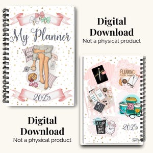 2025 Sweet Morning Printable Planner Covers, Printable Cover Pages ...