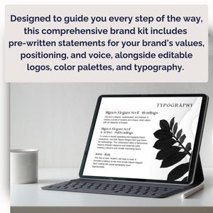 Nightshade Professional Brand Guidelines Template for Canva | Brand ...