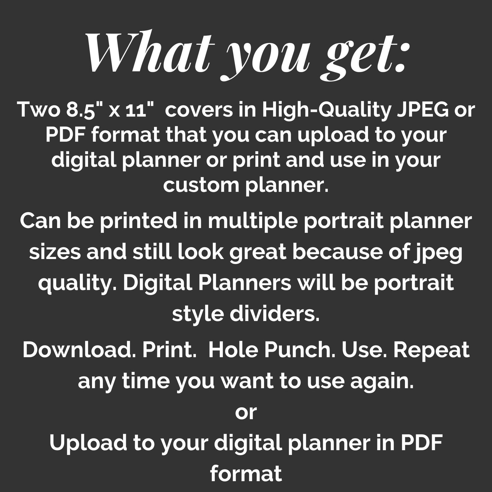 Vintage Plan With Me Printable Planner Covers, Printable Dashboard ...