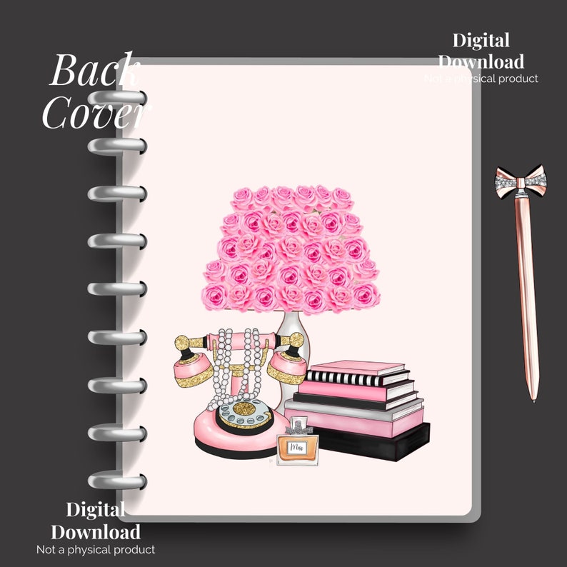 Vintage Plan With Me Printable Planner Covers, Printable Dashboard ...