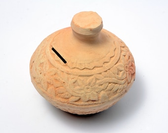 Clay Money Box - Etsy