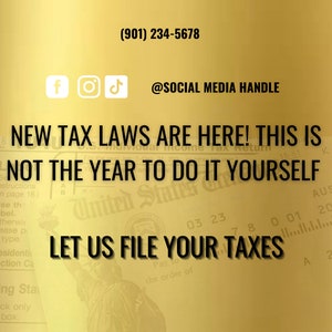 DIY Instagram Sales and Engagement Posts for Tax Preparation Tax Agent ...