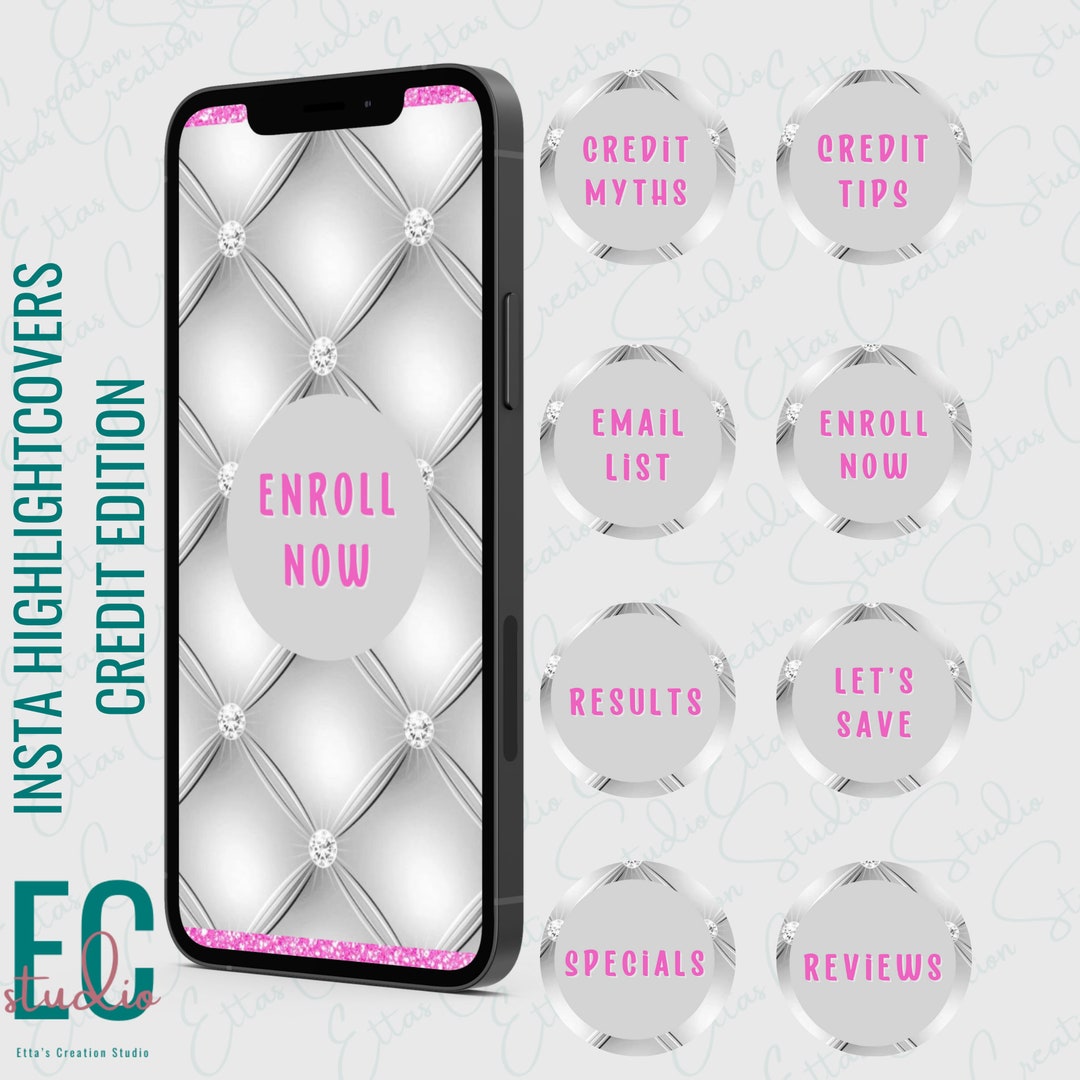 DIY Instagram Highlights Credit Repair Edition - Canva Instant Access ...
