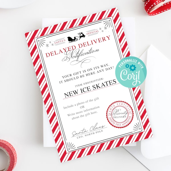 Late Christmas Card - Etsy