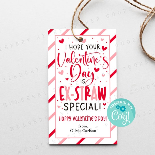 Valentines Day Straws - Etsy