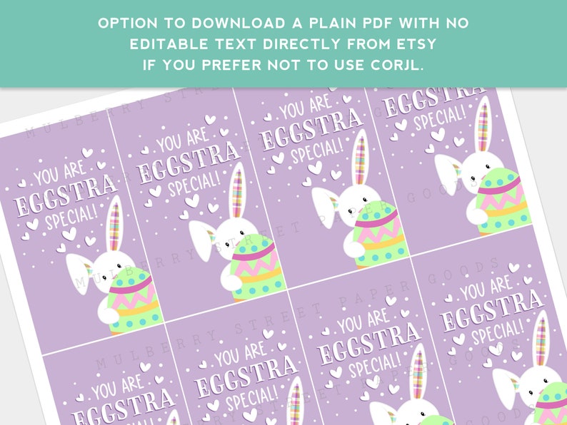 You Are Eggstra Special Easter Gift Tag, Instant Download Easter Basket ...