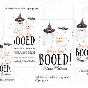 Printable You've Been Booed Halloween Kit, Halloween Booed Tradition ...