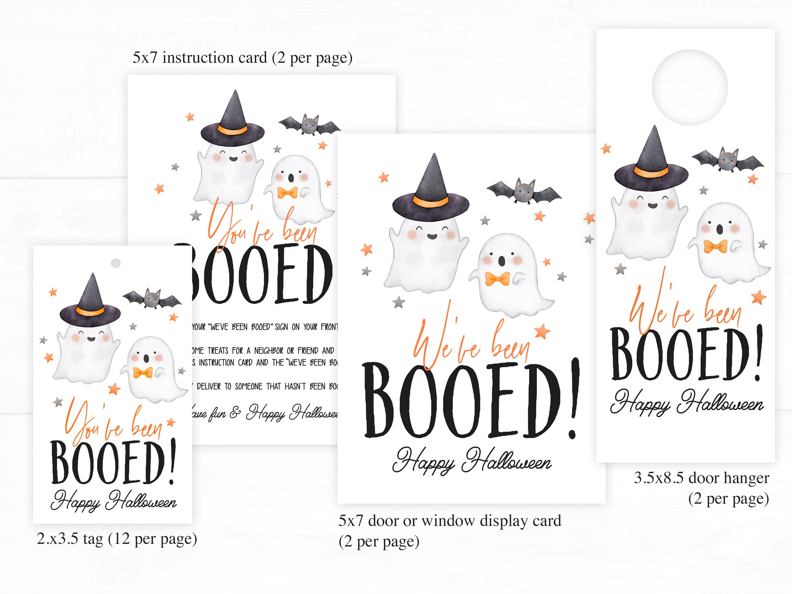 Printable You've Been Booed Halloween Kit, Halloween Booed Tradition ...