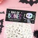 Halloween Bag of Bones Treat Topper Printable Instant Download Trendy ...