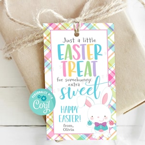 Just a Little Treat for Someone Sweet Easter Tag Printable, Instant ...