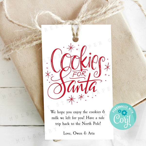 Cookies for Santa Plate - Etsy
