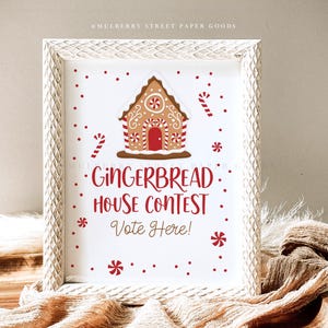 Instant Download Gingerbread House Party Table Sign Printables Set of 8 ...